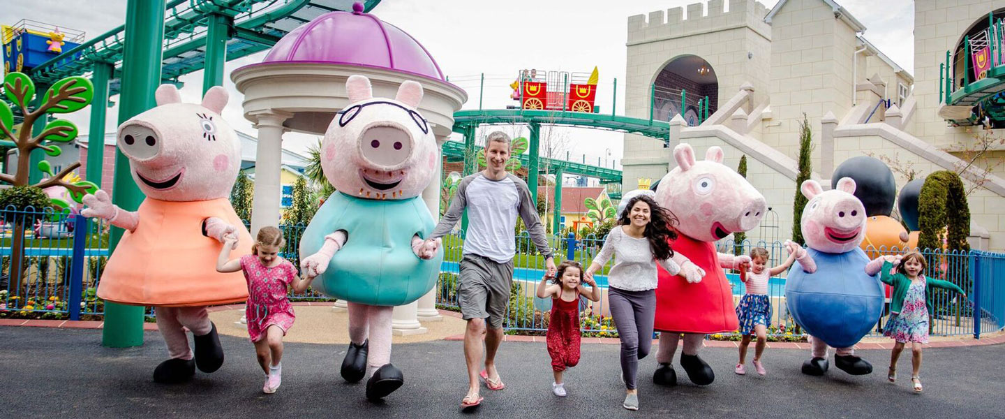 Peppa Pig World has expansion fit for a Queen