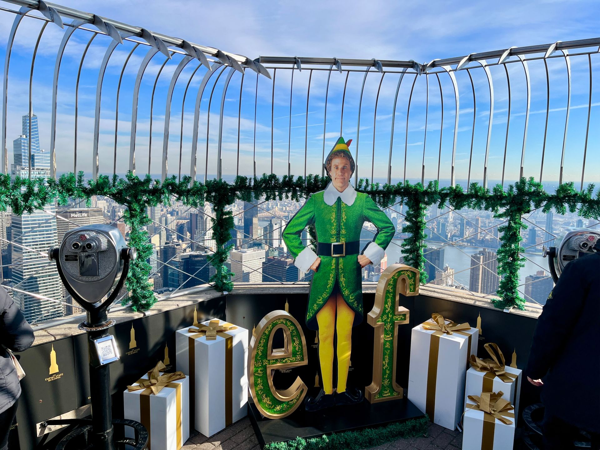 Christmas in New York with a family of Elf the movie super fans